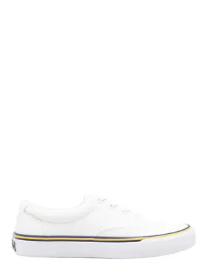 Polo Ralph Lauren Round-toe Canvas Sneakers - White