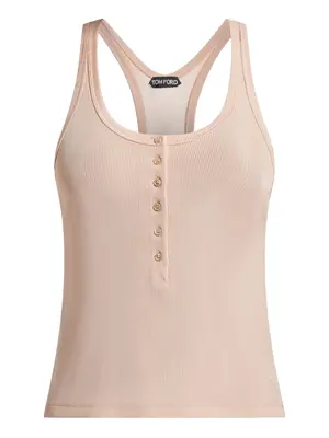 TOM FORD Ribbed Tank Top - Pink