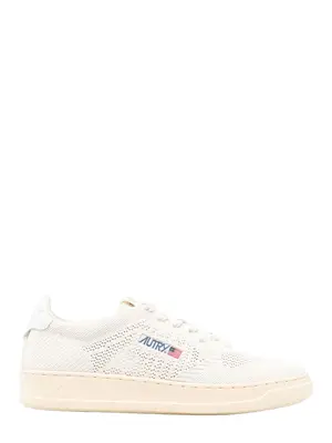 AUTRY Easeknit Lace-up Sneakers - White
