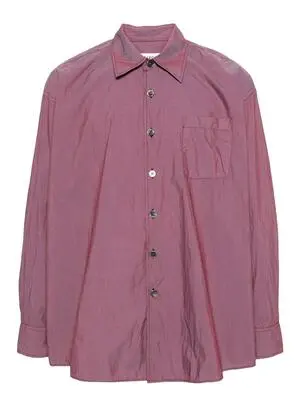 Our Legacy Borrowed Cotton-blend Shirt - Purple