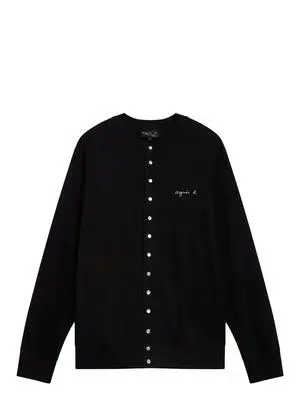 AGNÈS B. Cotton Cardigan - Black