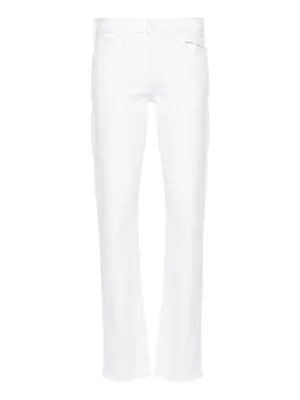 MOTHER The Smarty Straight-leg Jeans - White