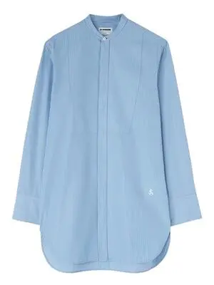 JIL SANDER Saturday Striped Cotton Shirt - Blue