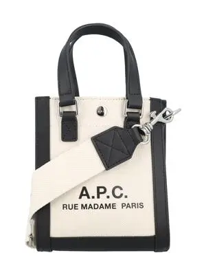 A.p.c. Mini Camille 2.0 Canvas Tote Bag - Neutrals