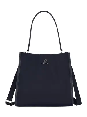 AGNÈS B. B-logo Leather Tote Bag - Blue