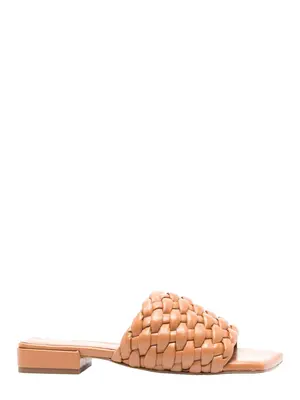 SOULIERS MARTINEZ Souliers Martinez Aster Interwoven Leather Sandals