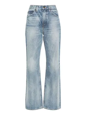 NILI LOTAN Mitchell Straight-leg Jeans - Blue