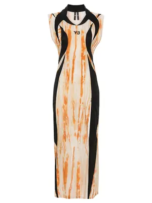 Y3 Rust Dye Dress - Black