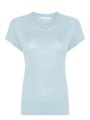 IRO PARIS Third Linen T-shirt - Blue