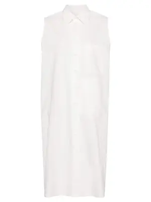 MAISON MARGIELA MM6 Maison Margiela Cotton Poplin Midi Shirt Dress