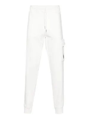 C.P. COMPANY Lens-detail Cotton Track Pants - White