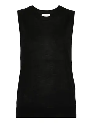 P.A.R.O.S.H Crew-Neck Fine-Knit Tank Top