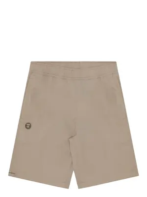 AAPE BY *A BATHING APE® Moonface Logo-patch Shorts - Neutrals
