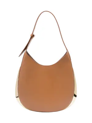 Benedetta Bruzziches Amalia Leather Shoulder Bag - Neutrals