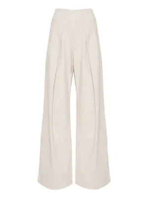 Cult Gaia Pompori Wide-leg Trousers - Neutrals