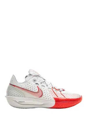 Nike G.t. Cut 3 Metallic Silver Sneakers - White