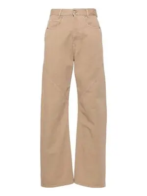 MAISON MARGIELA High-rise Wide-leg Jeans - Neutrals
