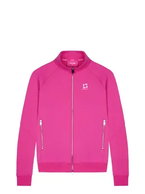 TEAM WANG DESIGN Logo-print Zipped Track Jacket - Pink