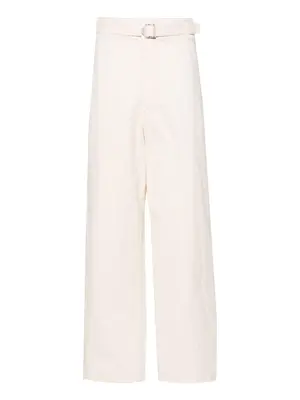 LEMAIRE Mid-rise Straight-leg Trousers - Neutrals