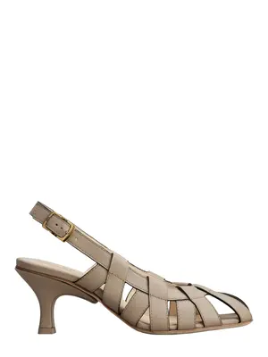 TOD'S Cut-out Leather Pumps - Neutrals