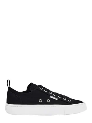 COURREGES Canvas 01 Lace-up Sneakers - Black