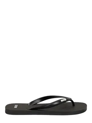 BOSS Logo Flip-flops - Black