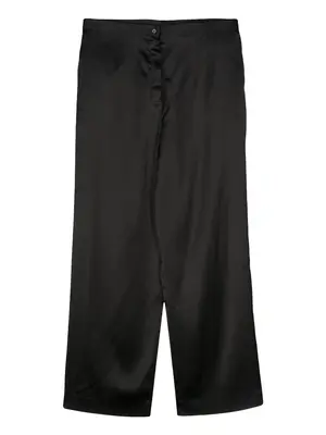 BOTTER Stretch-design Satin Trousers - Black