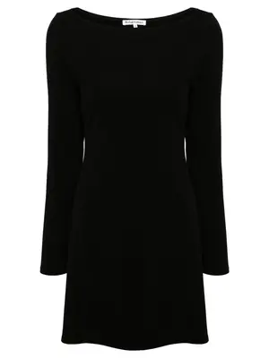 REFORMATION Jaelynn Knit Mini Dress - Black