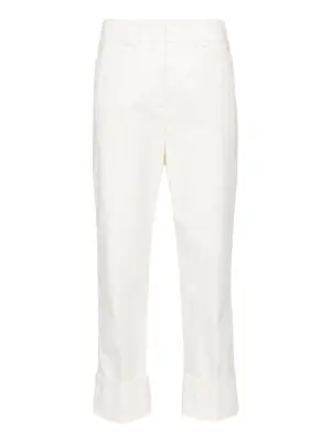 Peserico Cuffed Cropped Trousers - Neutrals