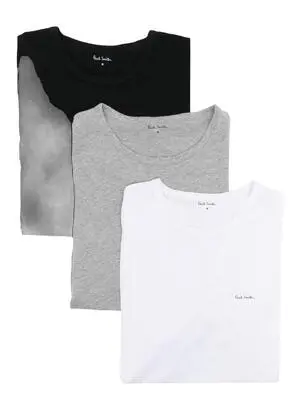 Paul Smith Logo-print Cotton T-shirts - Black