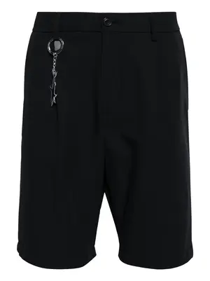 Paul & Shark Logo-appliqué Chino Shorts - Black