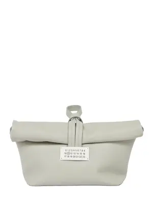 MAISON MARGIELA Paper Leather Clutch Bag - Grey