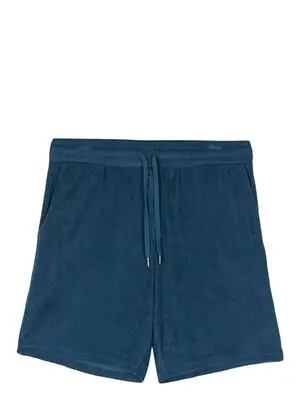 Frescobol Carioca Towelling-finish Deck Shorts - Blue