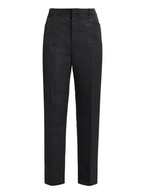 TOM FORD Wallis Lurex Trousers - Black