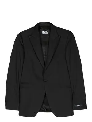 KARL LAGERFELD Peak Single-breasted Blazer