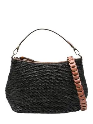 IBELIV Mihaja Raffia Tote - Black