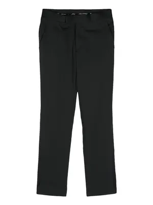 Karl Lagerfeld Tapered-leg Trousers - Black