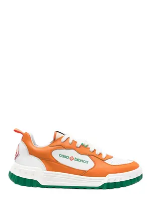 Casablanca Court Leather Sneakers - White