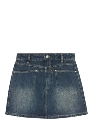 B+AB B+ab A-Line Denim Mini Skirt