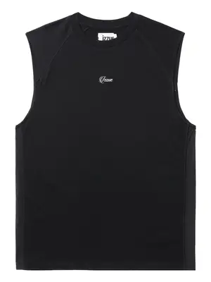 Izzue Logo-print Cotton Vest - Black