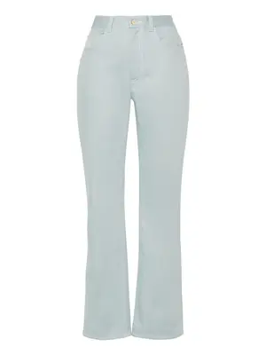 Fendi High-rise Straight-leg Jeans - Blue