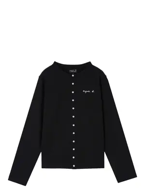 AGNÈS B. Cotton Cardigan - Black