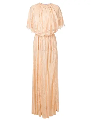 OLYMPIAH Estrela Lace Gown - Neutrals