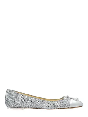 SOPHIA WEBSTER Pirouette Ballerina Shoes - Silver