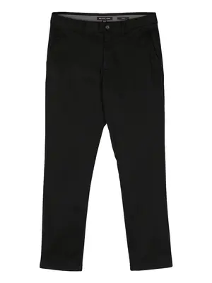 Michael Kors Mid-rise Straight-leg Chinos - Black