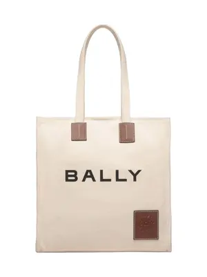 Bally Akelei Logo-print Tote Bag - Neutrals