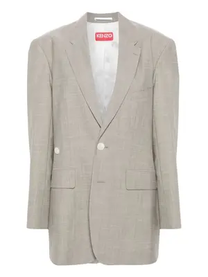 Kenzo Double-breasted Blazer - Grey