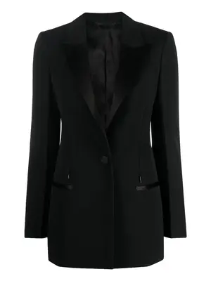 GIVENCHY Givenchy Single-Breasted Wool Blazer