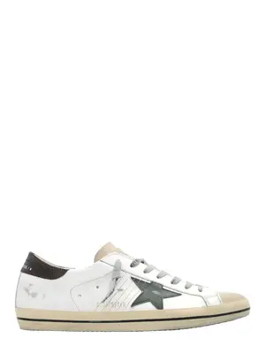 GOLDEN GOOSE Super-star Leather Sneakers - White