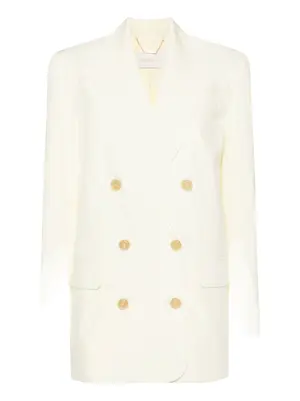 Zimmermann Double-breasted Blazer - Yellow